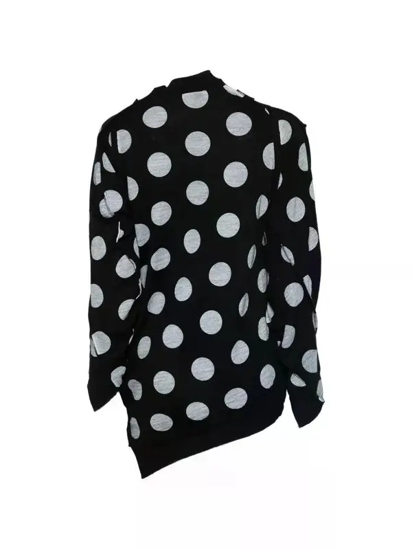 Junya Watanabe Polka Dot Buttoned Cardigan