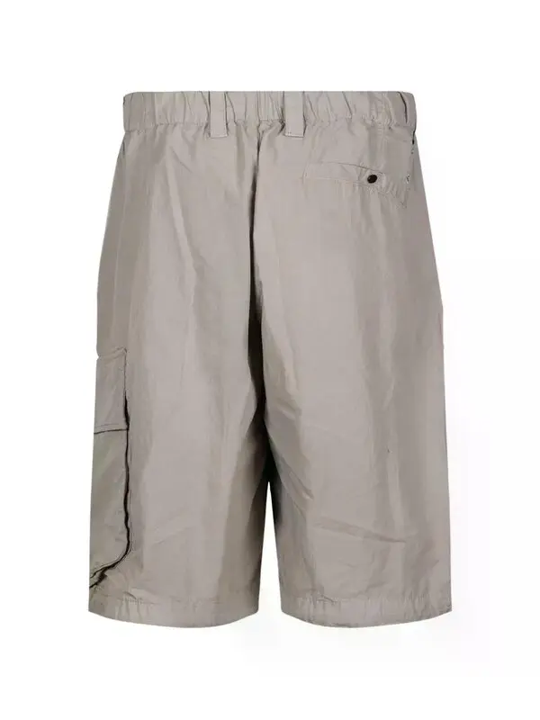 C.P. COMPANY Logo-detail Cargo Shorts - Grey