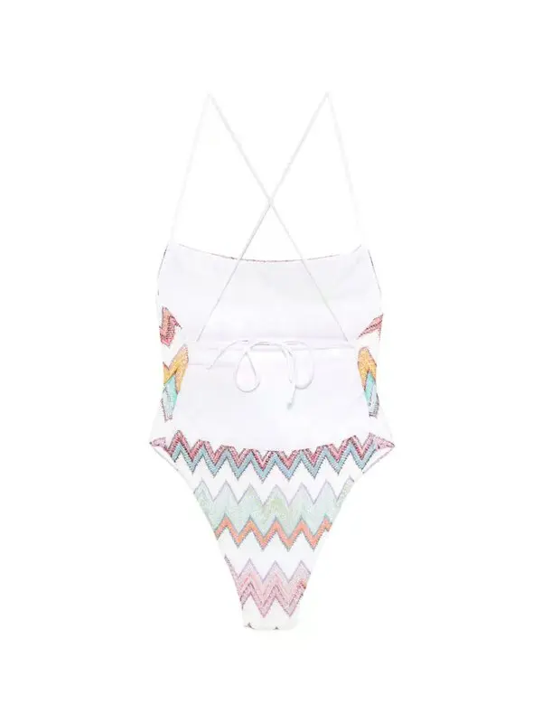 Missoni Chevron-pattern Swimsuit