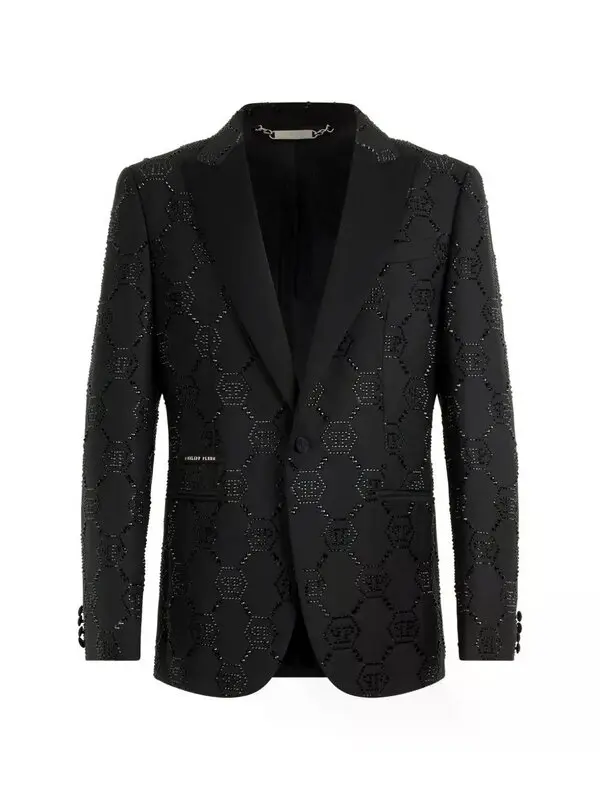 Philipp Plein Monogram Slim Blazer