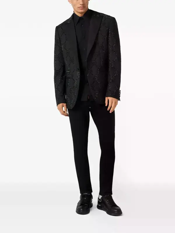 Philipp Plein Monogram Slim Blazer