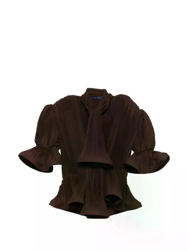 ROWEN ROSE Pleated Blouse