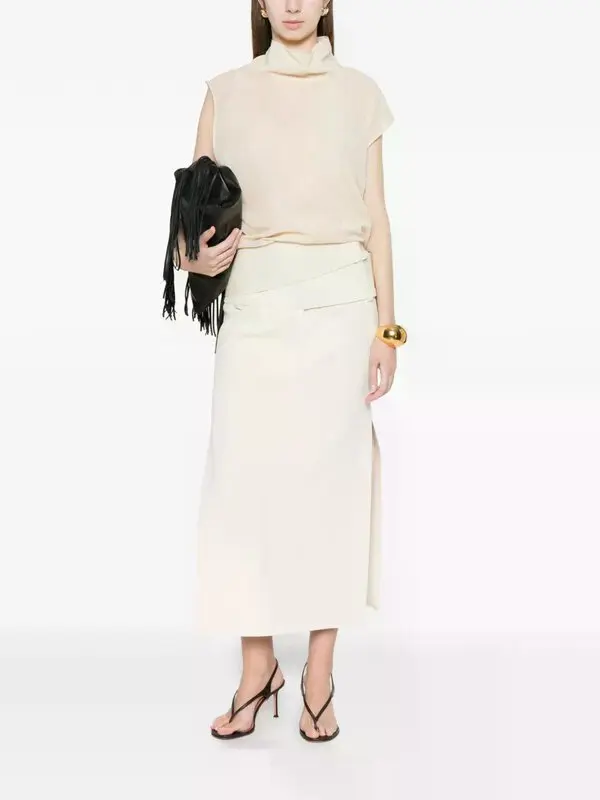 Sportmax Spsgrado Sleeveless Blouse - Neutrals