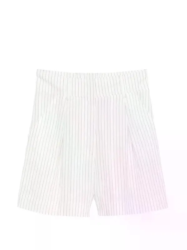Patrizia Pepe Striped Pleated Shorts