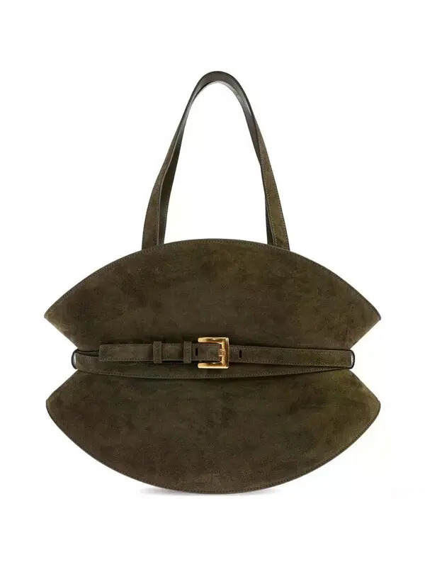 Balmain Medium Shuffle Belt Tote Bag - Green