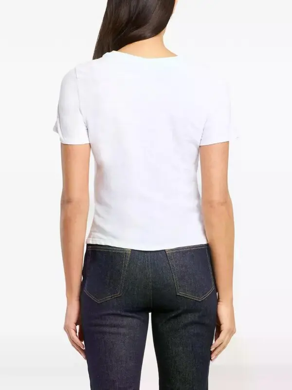 Cinq À Sept Paris Poppies Shrunken T-shirt
