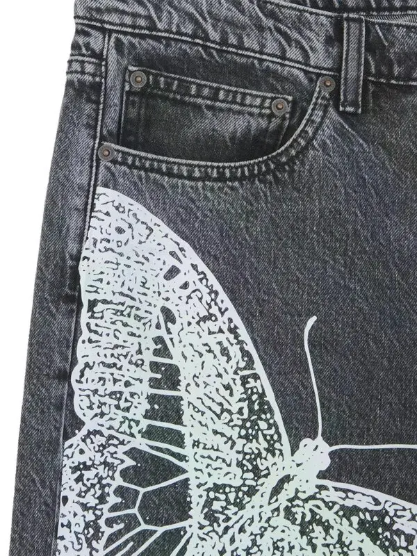 IUTER Butterfly Loose Jeans