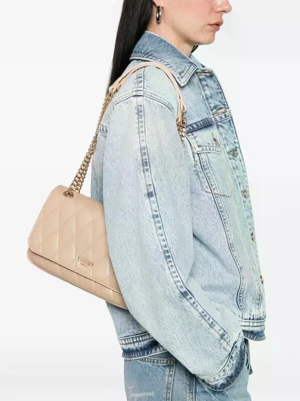 TWINSET Quilted Chain Shoulder Bag