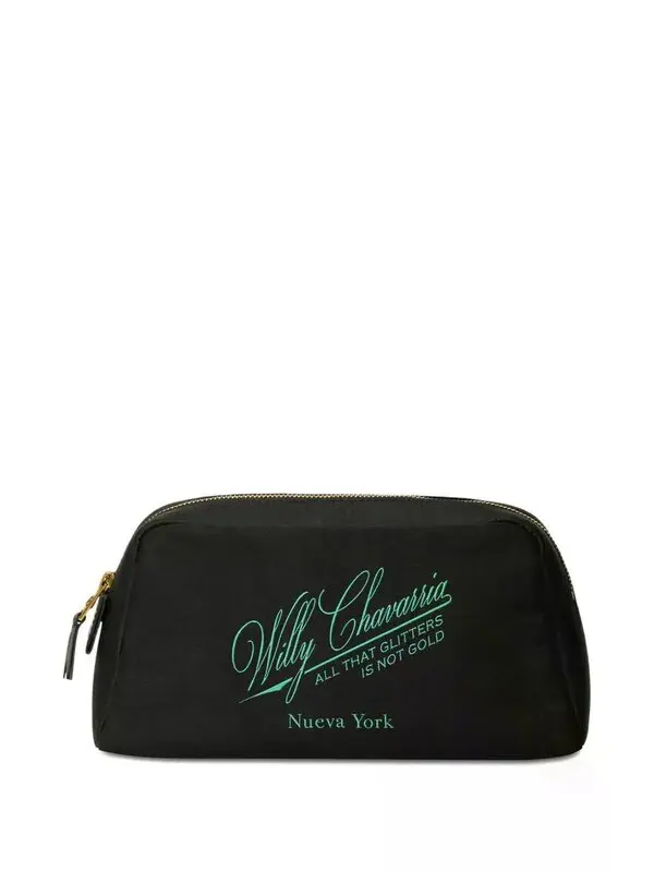 WILLY CHAVARRIA Zip-fastening Wash Bag - Green