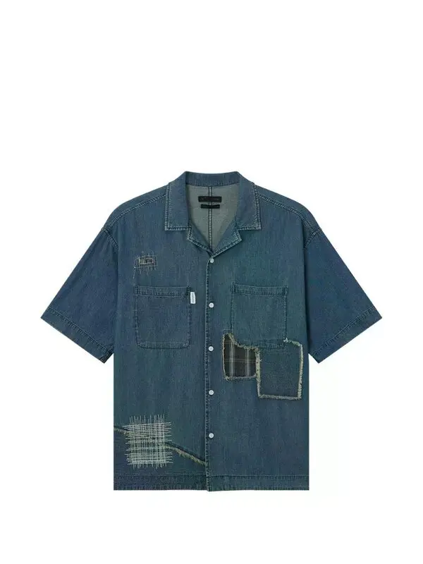 FIVE CM Short-sleeved Denim Shirt