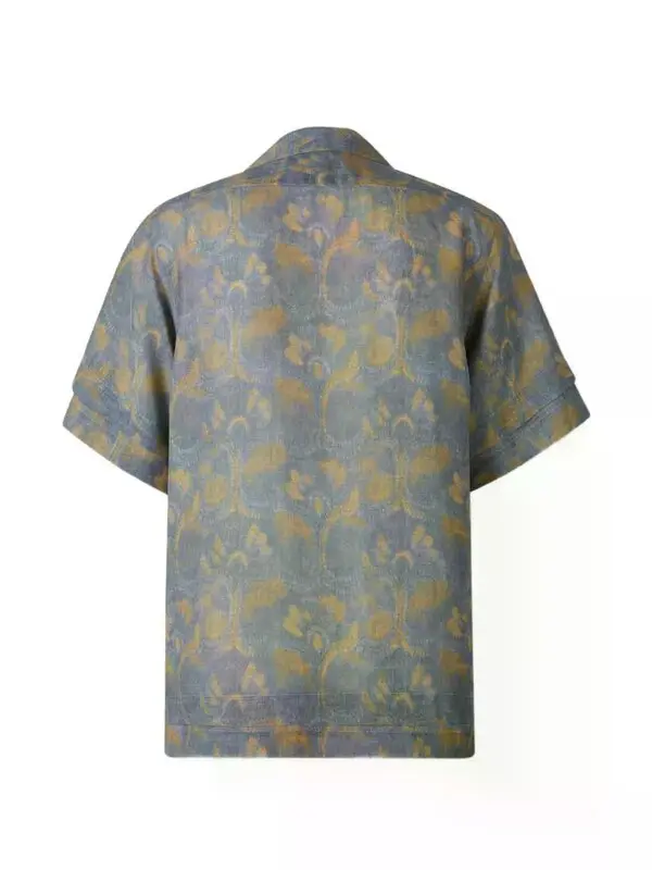 WALES BONNER Short-sleeve Pattern Shirt