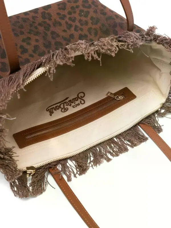 MC2 SAINT BARTH Leopard-print Tote Bag - Brown