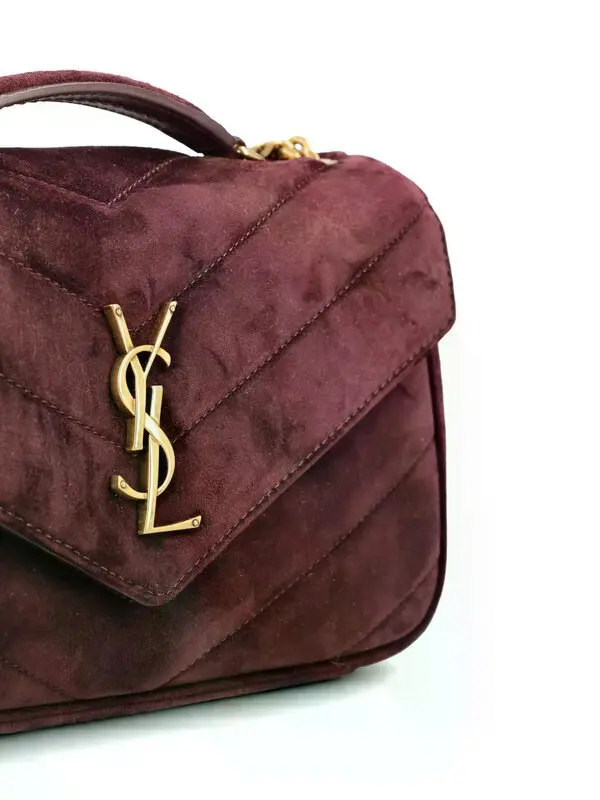 Saint Laurent Small Loulou Shoulder Bag - Purple