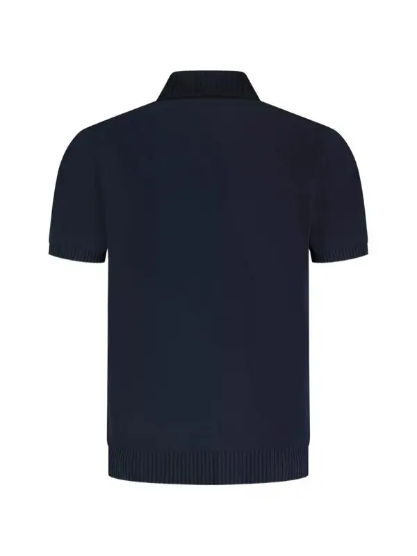 Paul & Shark Collared Short-sleeve Polo Shirt - Blue