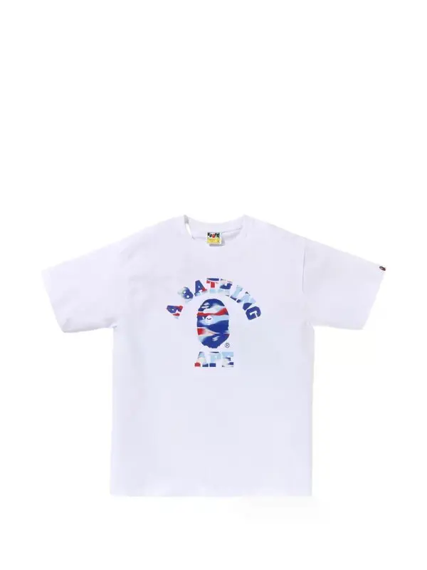 A BATHING APE Screen Camo College T-shirt