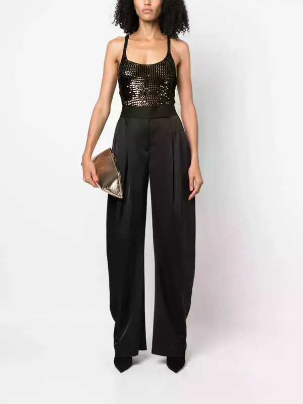 Attico Tailored Wide-leg Trousers