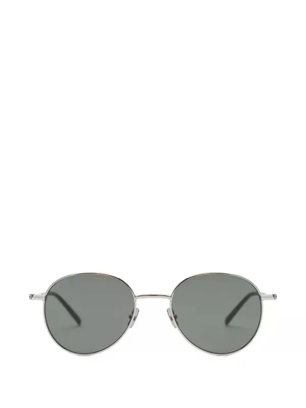 Saint Laurent Round Frame Sunglasses - Gold