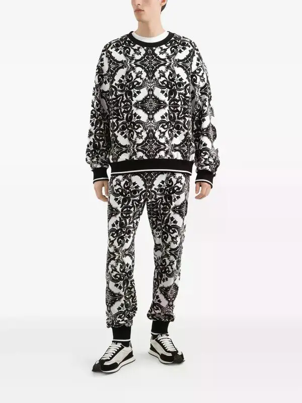 Dolce & Gabbana Majolica-print Track Pants