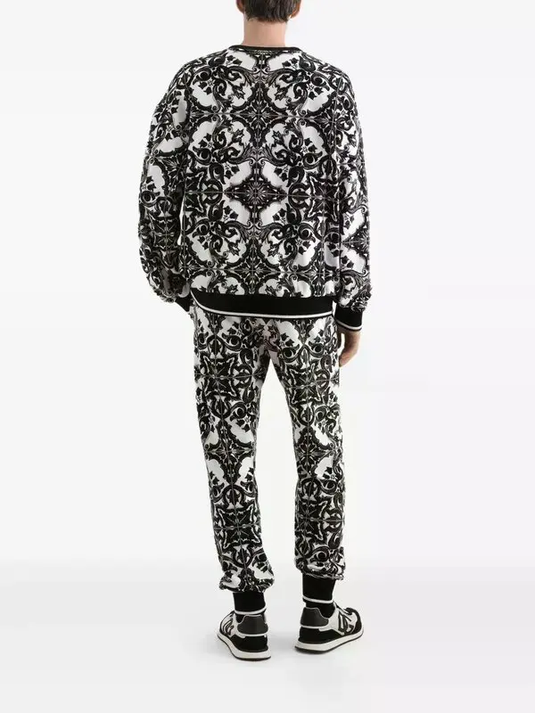 Dolce & Gabbana Majolica-print Track Pants