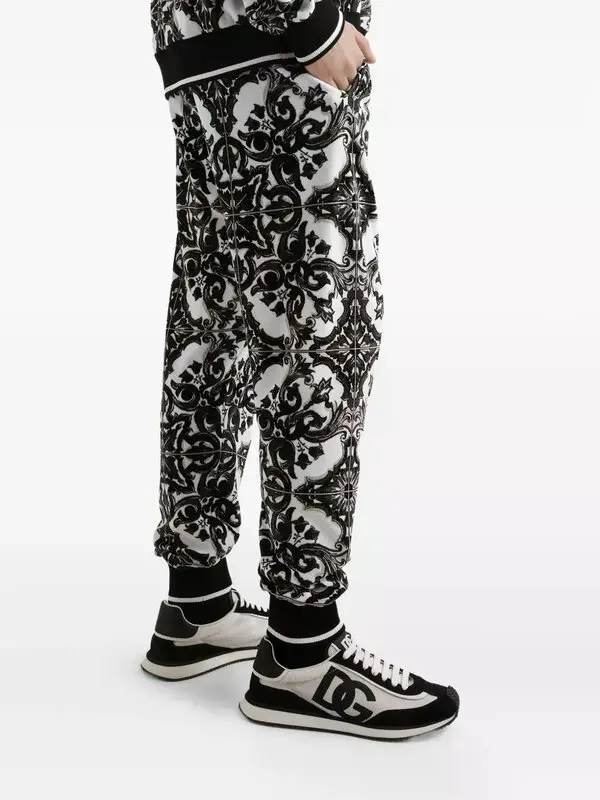 Dolce & Gabbana Majolica-print Track Pants