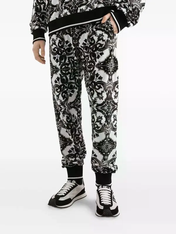 Dolce & Gabbana Majolica-print Track Pants