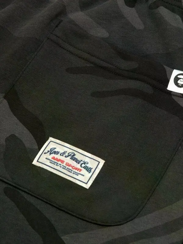 AAPE BY *A BATHING APE Camouflage Print Drawstring Shorts