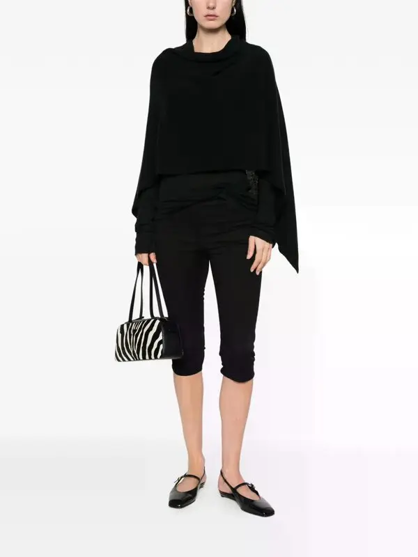 BEYOU V-neck Cashmere Poncho