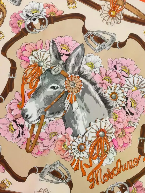 Moschino Floral-print Scarf
