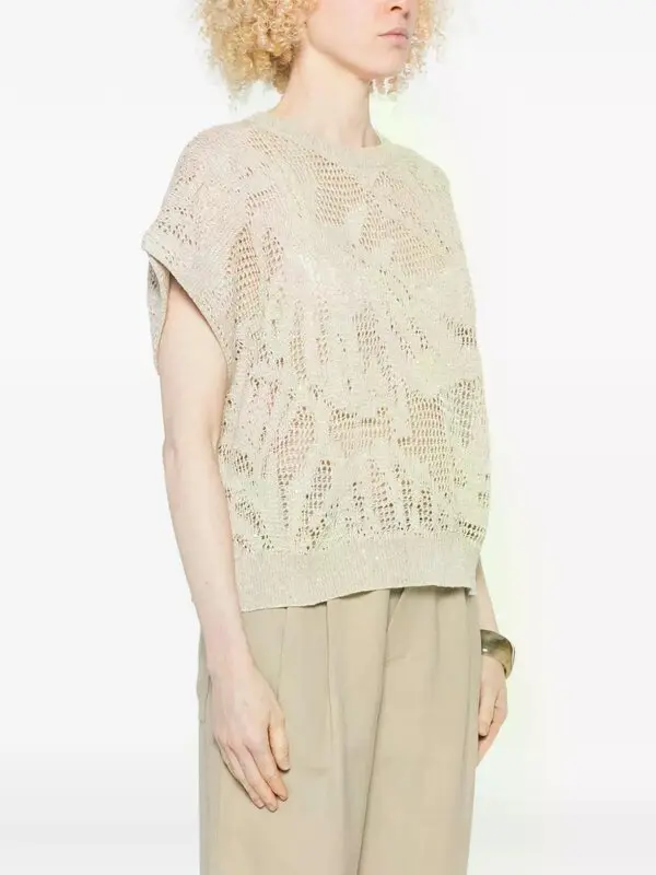 Brunello Cucinelli Open-knit Sweater