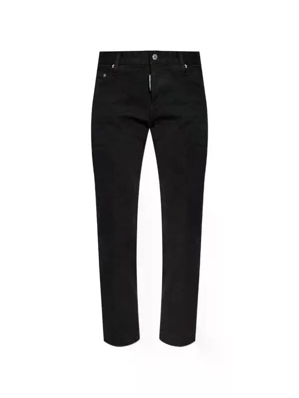 Dsquared2 Silver-tone Button Jeans