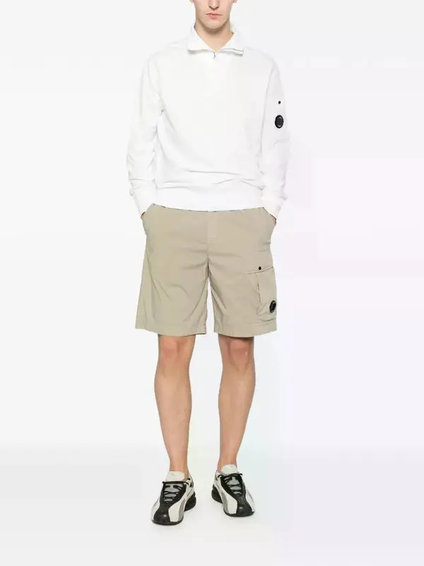 C.P. COMPANY Half-zip Sweatshirt - White