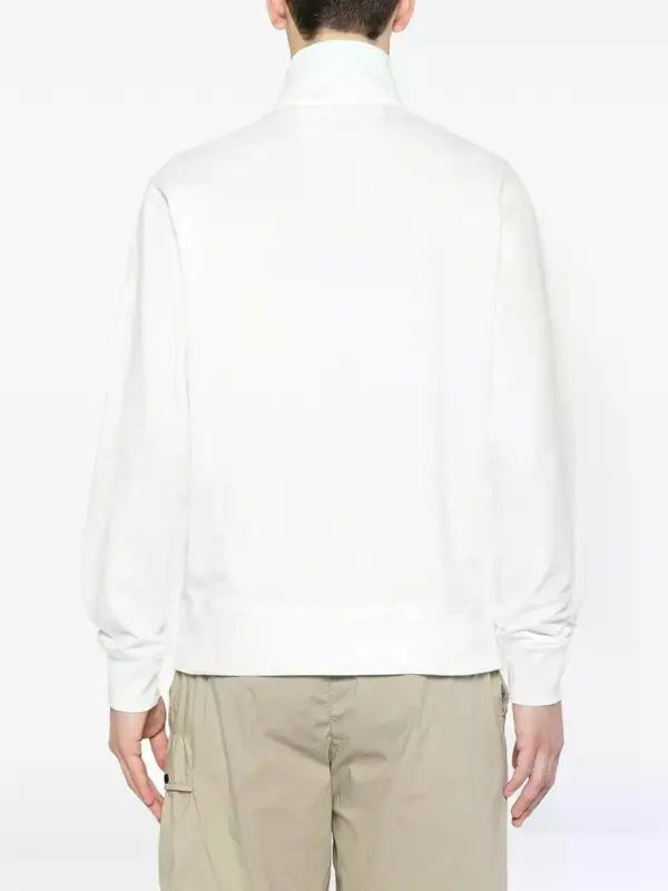 C.P. COMPANY Half-zip Sweatshirt - White