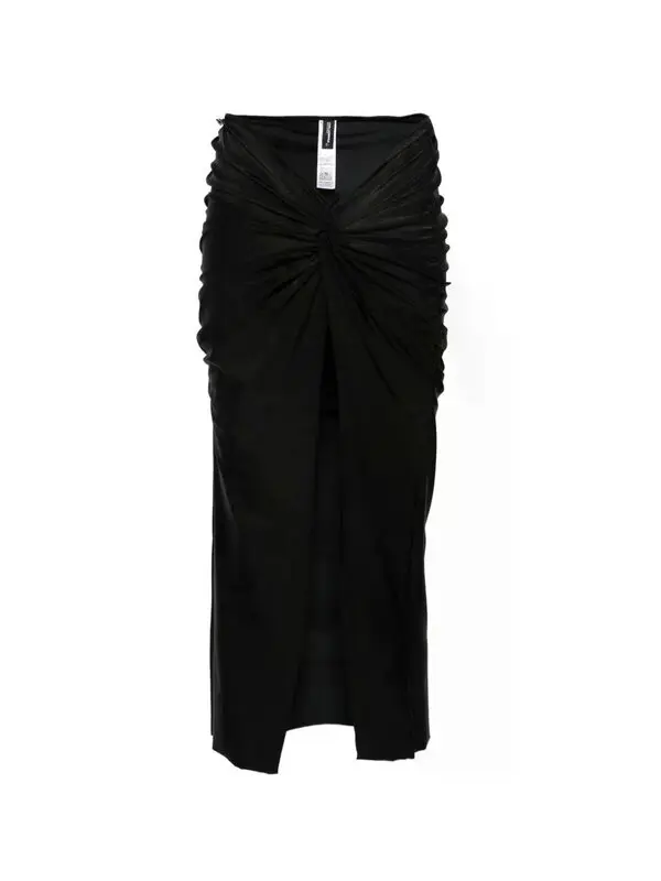 Karl Lagerfeld Knotted Detail Pareo - Black