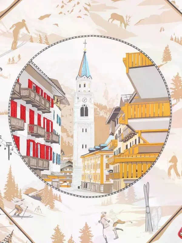 E.MARINELLA Printed Scarf - Neutrals