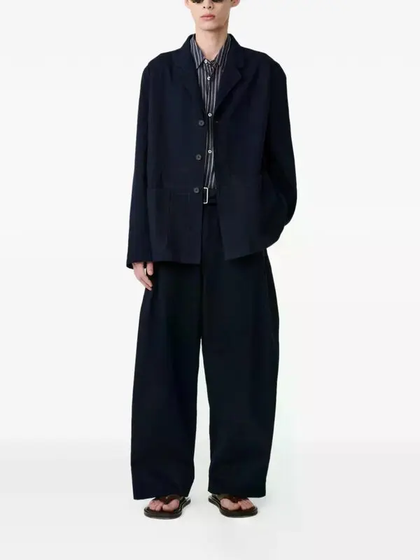 Studio Nicholson Belted Wide Leg Trousers
