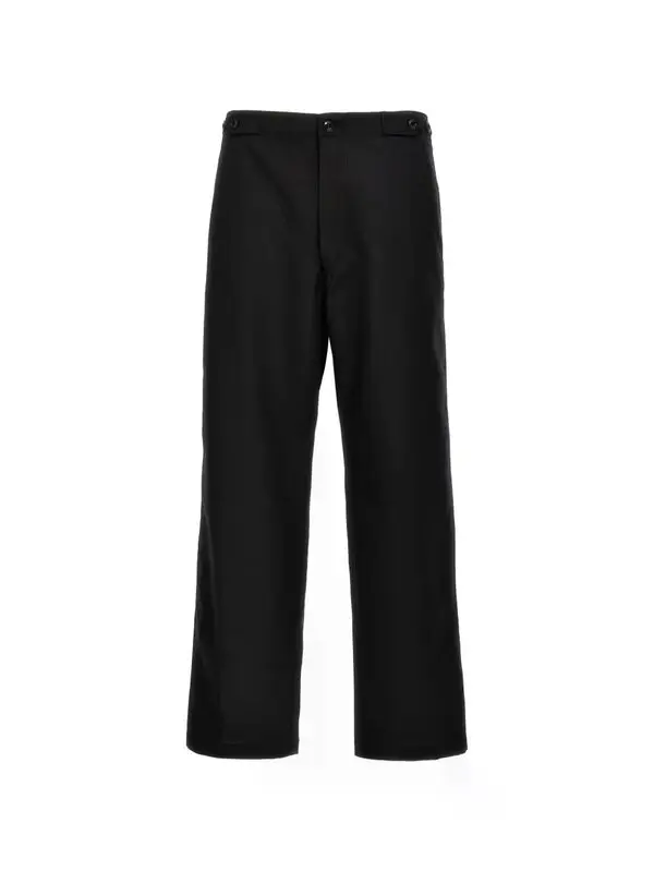 CELLAR DOOR Buttoned Trousers - Black