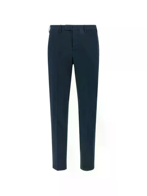 PT TORINO Master Pressed-crease Trousers - Blue
