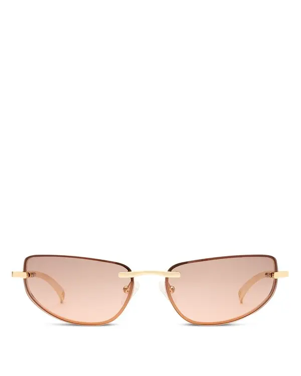 Le Specs Bubbles Wrap 62mm Sunglasses - Gold/pink