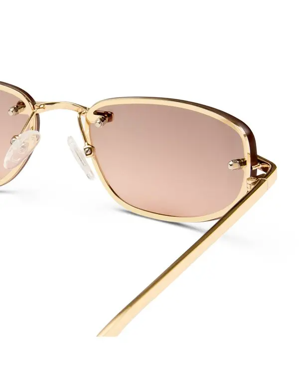 Le Specs Bubbles Wrap 62mm Sunglasses - Gold/pink