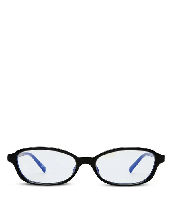 Le Specs Honey Pot Blue Light Glasses - Black/clear