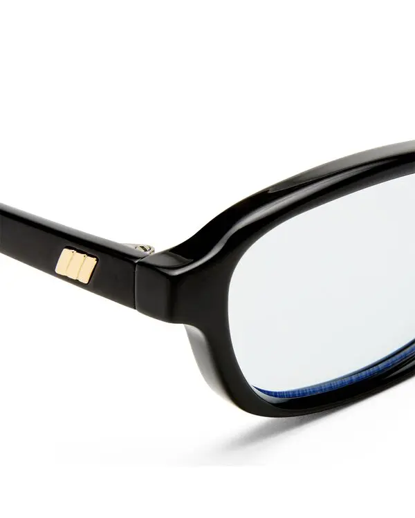 Le Specs Honey Pot Blue Light Glasses - Black/clear