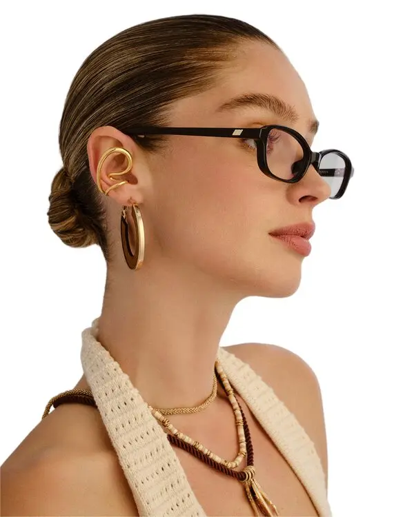 Le Specs Honey Pot Blue Light Glasses - Black/clear