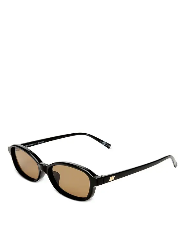 Le Specs Honey Pot Blue Light Glasses - Black/yellow