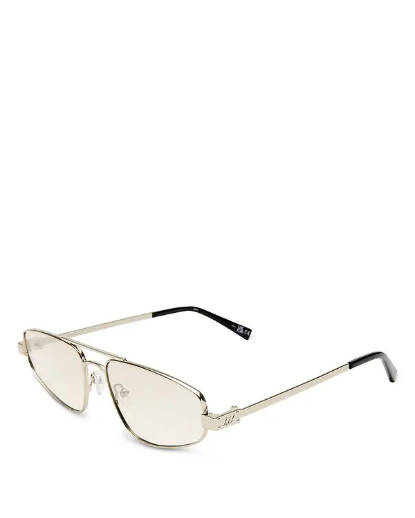 Le Specs Treasure Aviator Sunglasses - Silver