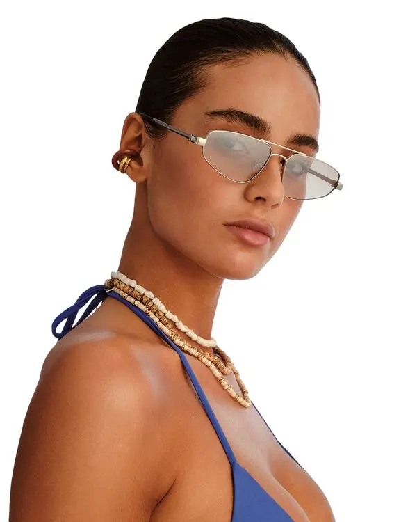 Le Specs Treasure Aviator Sunglasses - Silver