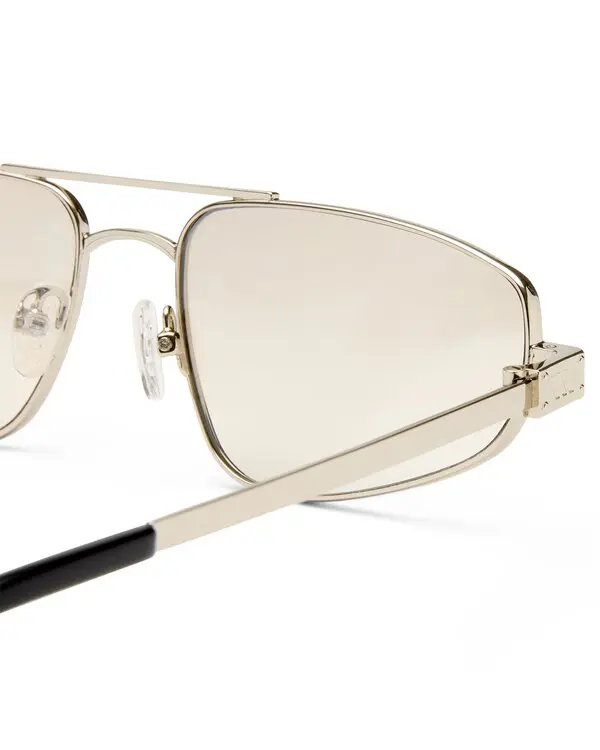 Le Specs Treasure Aviator Sunglasses - Silver