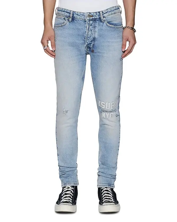 Ksubi Van Winkle Skinny Fit Jeans - Denim