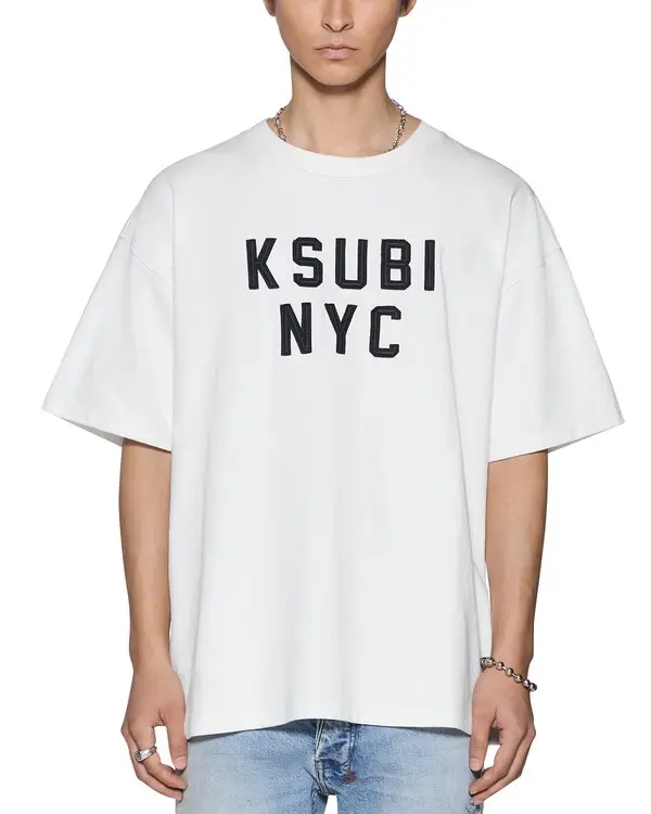 Ksubi Nyc Ekcess Short Sleeve Tee - White