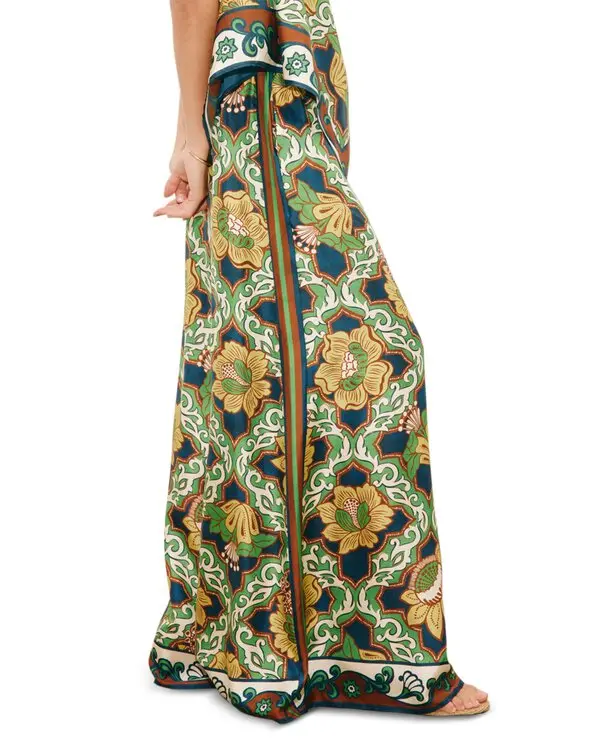 ALEMAIS Liana Silk Pala Pants