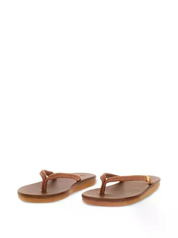 ANCIENT GREEK SANDALS Braided Strap Sandals - Brown